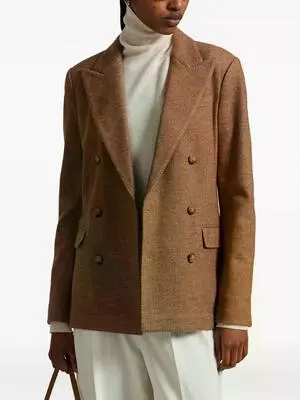 Polo Ralph Lauren Herringbone Double-breasted Blazer