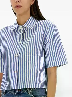 MARGARET HOWELL Striped Short-sleeve Shirt