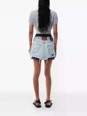 Alexander Wang Logo-embossed Knit Top - Grey