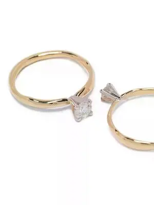 WOUTERS & HENDRIX 18k Toi Et Moi Diamond Ring