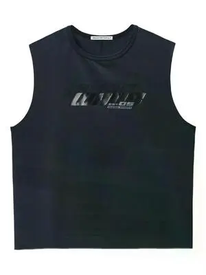 Alexander Wang Logo-print Vest - Black