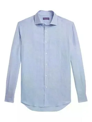 Ralph Lauren Purple Label Linen Shirt - Blue