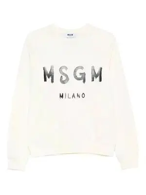 Msgm Embroidered Sweatshirts Hoodies For Women