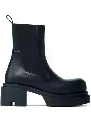 Rick Owens 80mm Elastic-panel Block-heel Boots