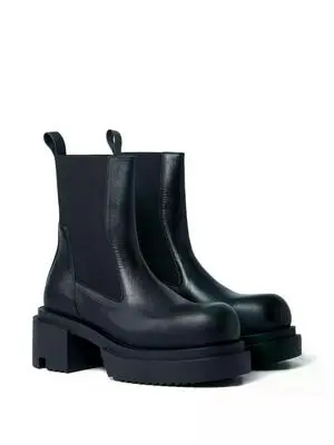 Rick Owens 80mm Elastic-panel Block-heel Boots