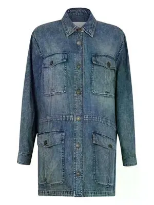 MARANT ETOILE Button-fastening Denim Coat