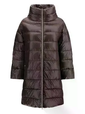 Herno Quilted High-collar Coat