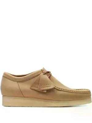 Clarks Wallabee Leather Loafers - Brown