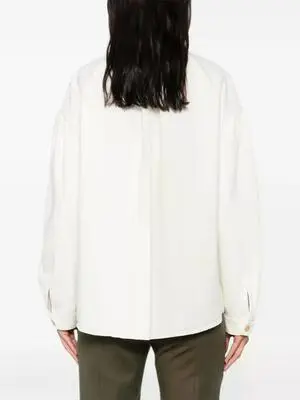 FORTE_FORTE High-neck Button Top