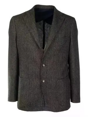 4FF Button-fastening Tweed Blazer
