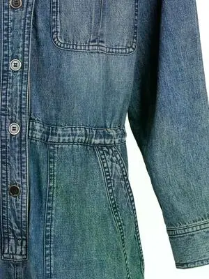 MARANT ETOILE Button-fastening Denim Jumpsuit - Blue