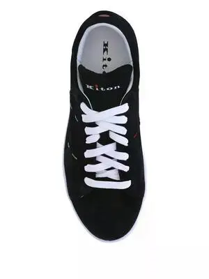 Kiton Lace-up Sneakers - Black