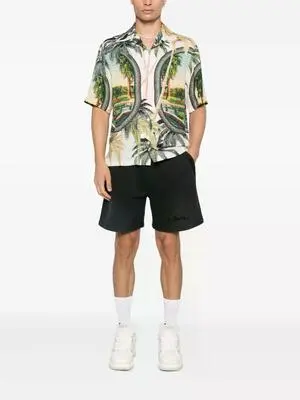 Amiri Panelled Cotton Shorts