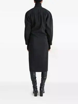 LEMAIRE Twisted-detail Midi Dress