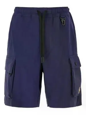 Moncler Drawstring Cargo Shorts - Blue