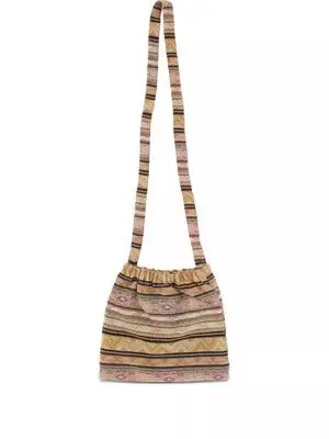 Needles Patterned Messenger Bag - Neutrals