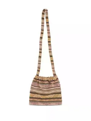 Needles Patterned Messenger Bag - Neutrals
