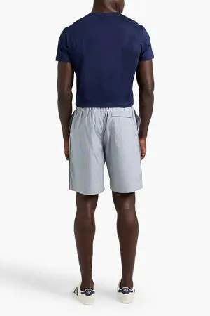 Orlebar Brown Devlin Pinstriped Cotton-poplin Drawstring Shorts