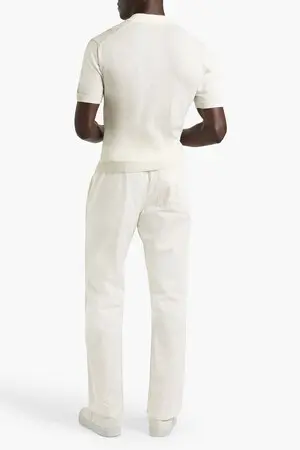 Orlebar Brown Horton Cotton Polo Shirt - Ivory