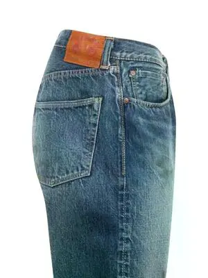 FULLCOUNT Faded Wash Jeans