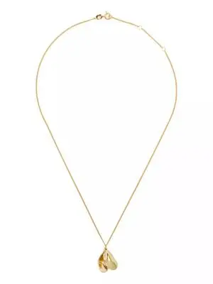 WOUTERS & HENDRIX 18k Mussel Diamond Necklace - Gold