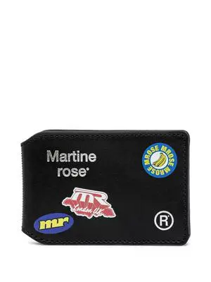 Martine Rose Logo-plaque Leather Wallet