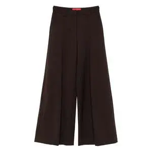 THE LATEST Wide Leg Trousers - Brown