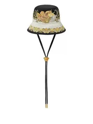 Versace Coral Theatre Bucket Hat - White