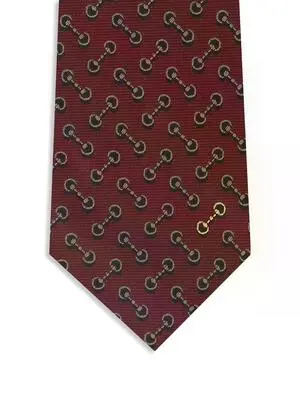 Gucci Horsebit-pattern Standard Neck Tie - Brown