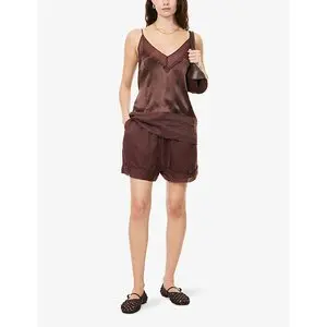 Dissh Kai Drawstring-waist Ramie Shorts