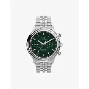 Timex® Waterbury Metropolitan Chronograph Bracelet Watch - Green