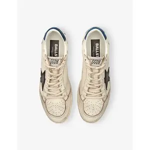 GOLDEN GOOSE Ball Star Leather Low-top Trainers - White/oth
