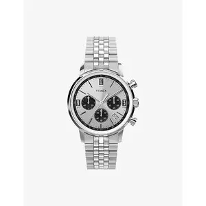 Timex® Marlin Chronograph Tachymeter Bracelet Watch - Silver