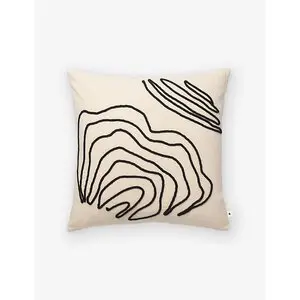 FERM LIVING Jot Cotton Cushion - Natural