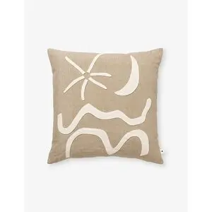 FERM LIVING Kove Cotton Cushion Cover 50cm X 50cm - Tan