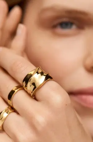 Monica Vinader Nomade Bold Ring