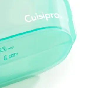 CUISIPRO Pack-it Silicone Reusable Stand Up Storage Bag - Green