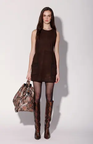 Walter Baker Cheyenne Suede Mini Dress