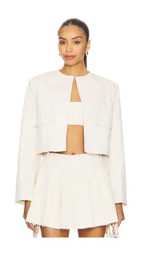 MILKWHITE Crop Jacket