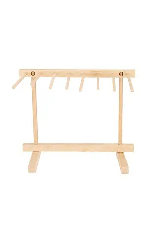 VERVE CULTURE Pasta Drying Rack In Neutral - Brown & Cream