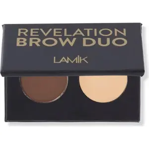 LAMIK Revelation Brow Duo - Dark Brown/elegance