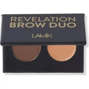 LAMIK Revelation Brow Duo - Dark Brown/eloquence