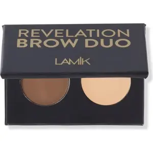 LAMIK Revelation Brow Duo - Medium Brown/elegance