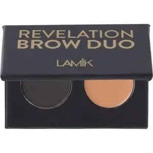 LAMIK Revelation Brow Duo - Soft Black/eloquence