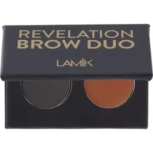 LAMIK Revelation Brow Duo - Soft Black/glorious