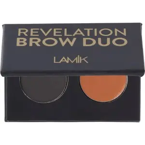 LAMIK Revelation Brow Duo - Soft Black/significance