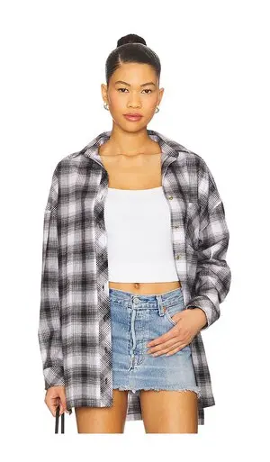 Black White Flannel