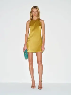 REFORMATION Avielle Silk Mini Dress