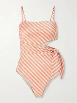 Zimmermann Striped Swimsuits
