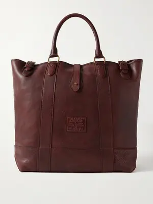 Polo Ralph Lauren Heritage Full-grain Leather Tote Bag - Brown